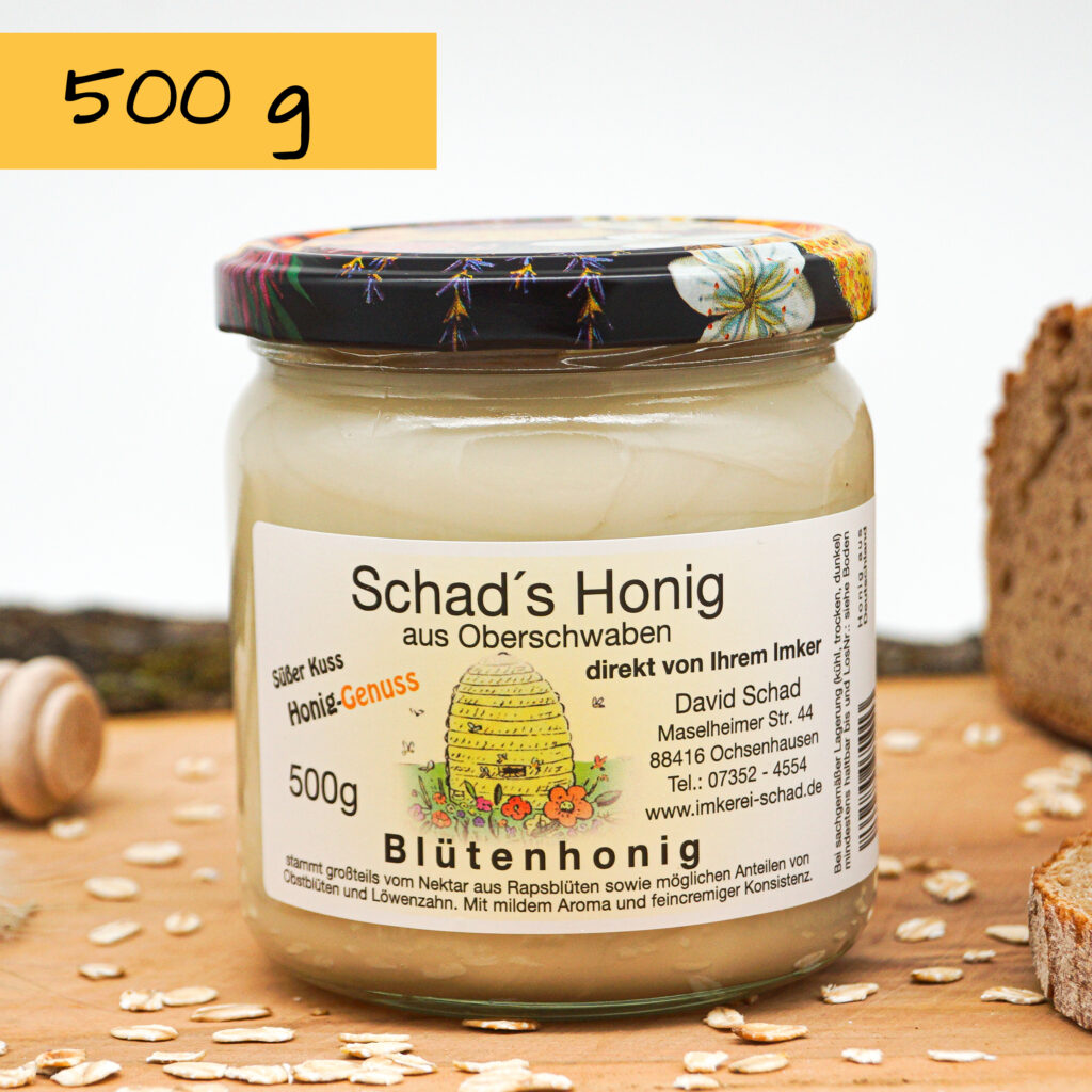 Honig 500g – Imkerei Schad