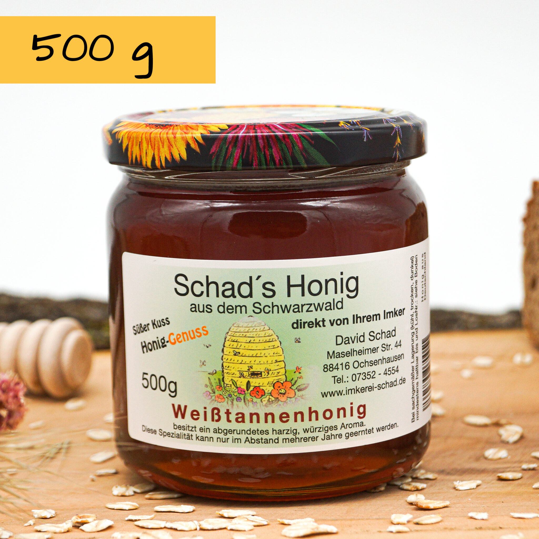Honig 500g – Imkerei Schad